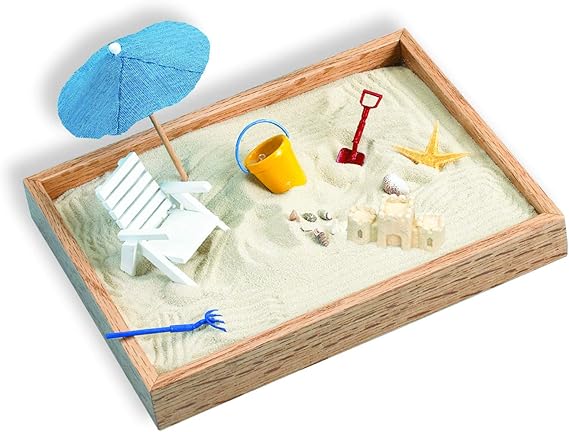 Amazon.com: Executive Sandbox - Beach Themed Zen Garden - Desktop ...