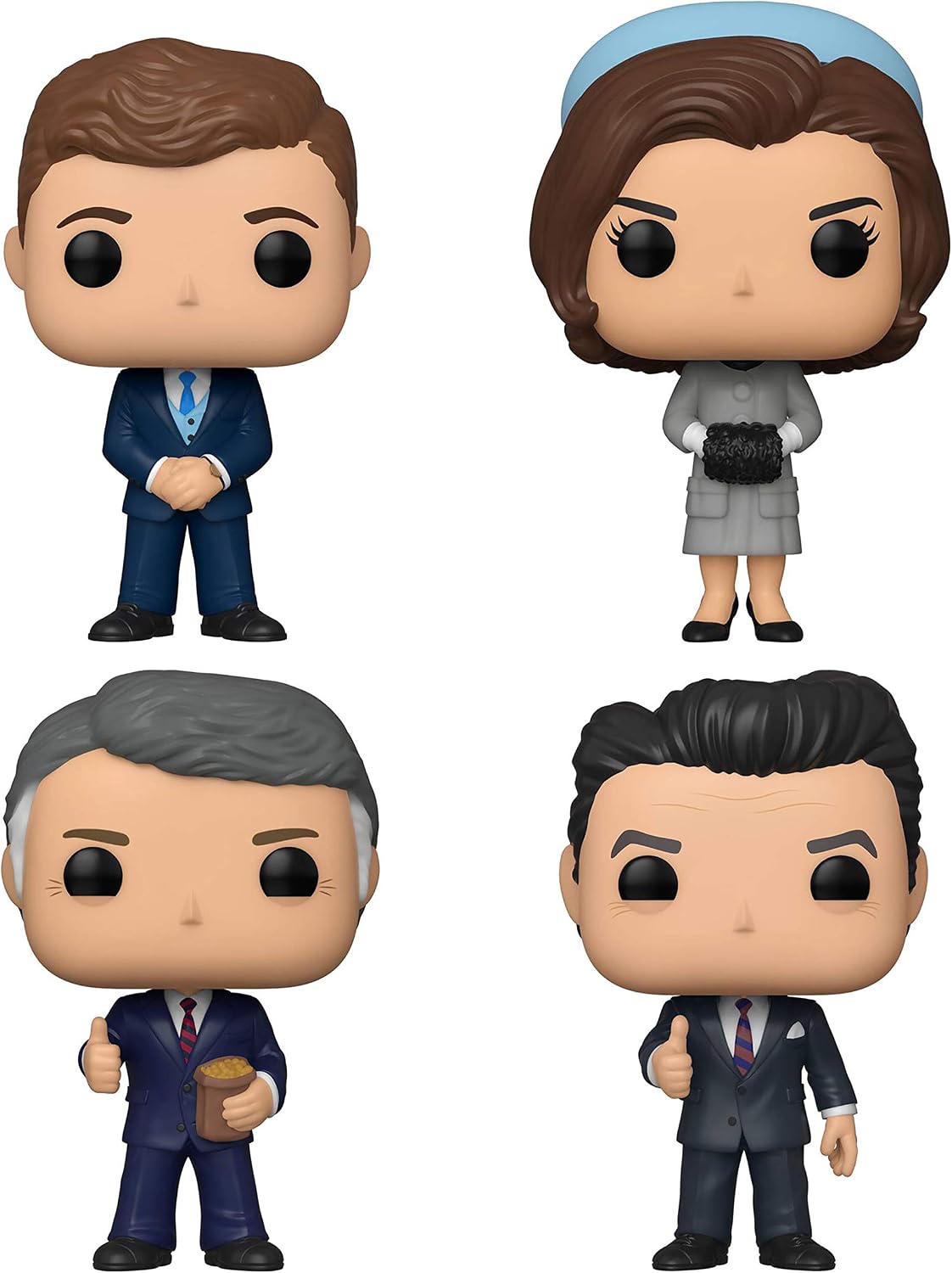 Amazon.com: Funko POP! Icons Collectors Set 2 - John F. Kennedy, Jackie ...