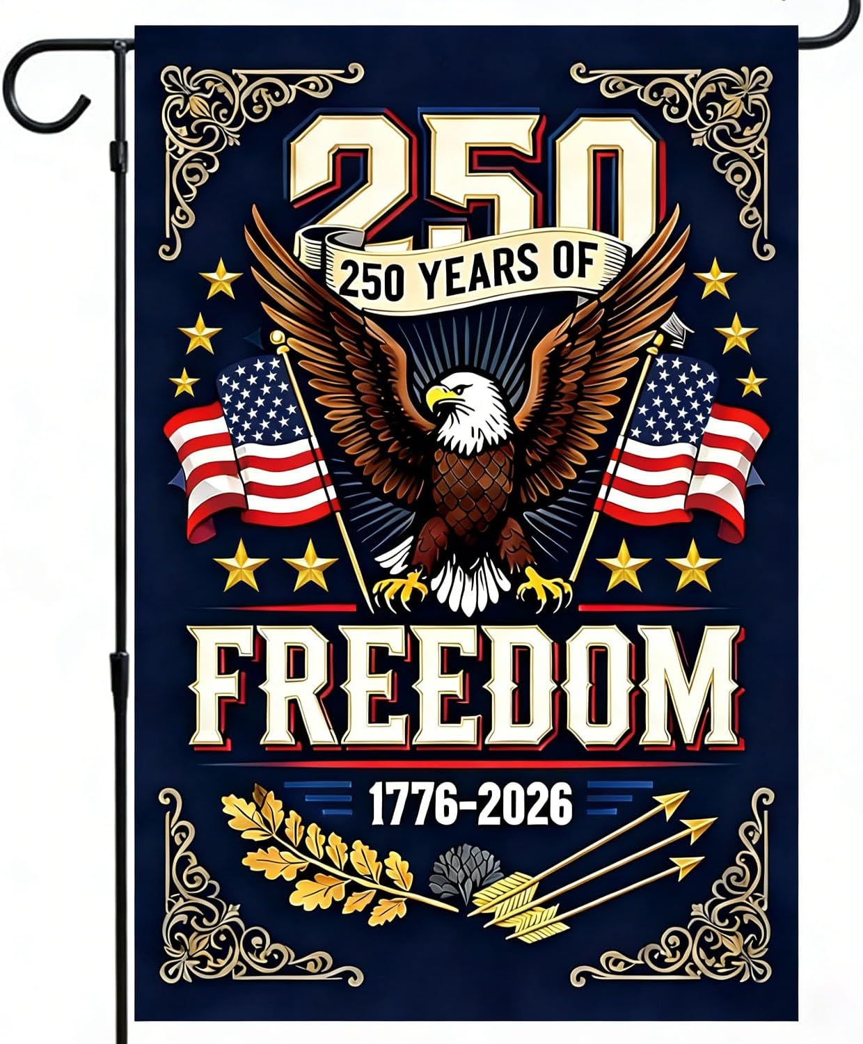 Amazon.com : 250 Anniversary USA Flag, USA Flag for 250th Anniversary ...