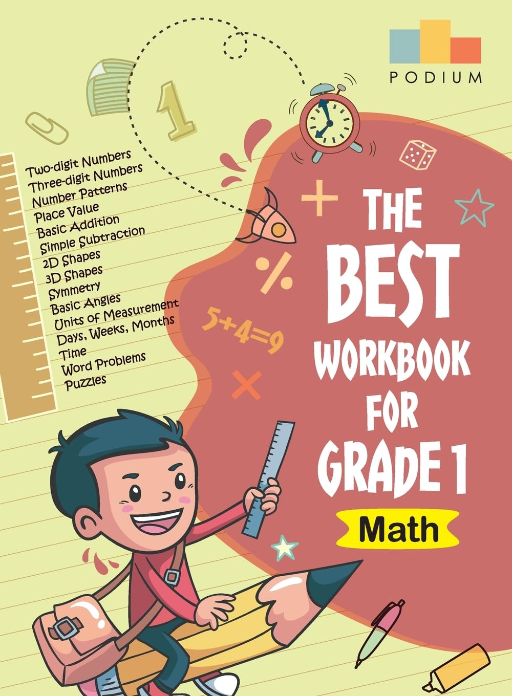 The Best Workbook for Grade-1 Math : School, Podium: Amazon.in: Books