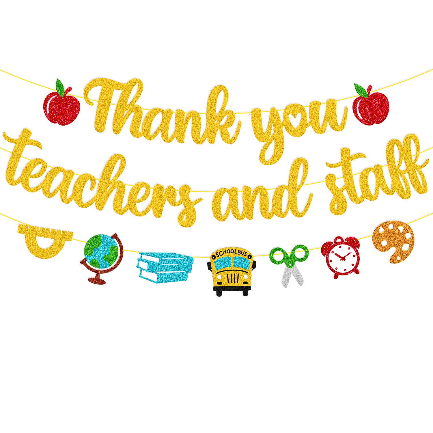 Amazon.com: Thank You Teacher and Staff Banner National Teacher ...