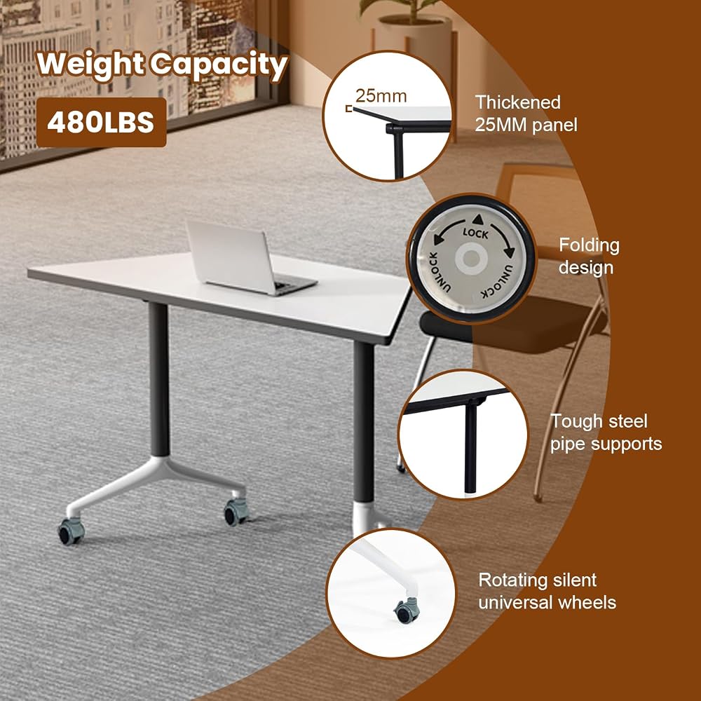 Folding Conference Table Foldable Conference Room Global | Ubuy