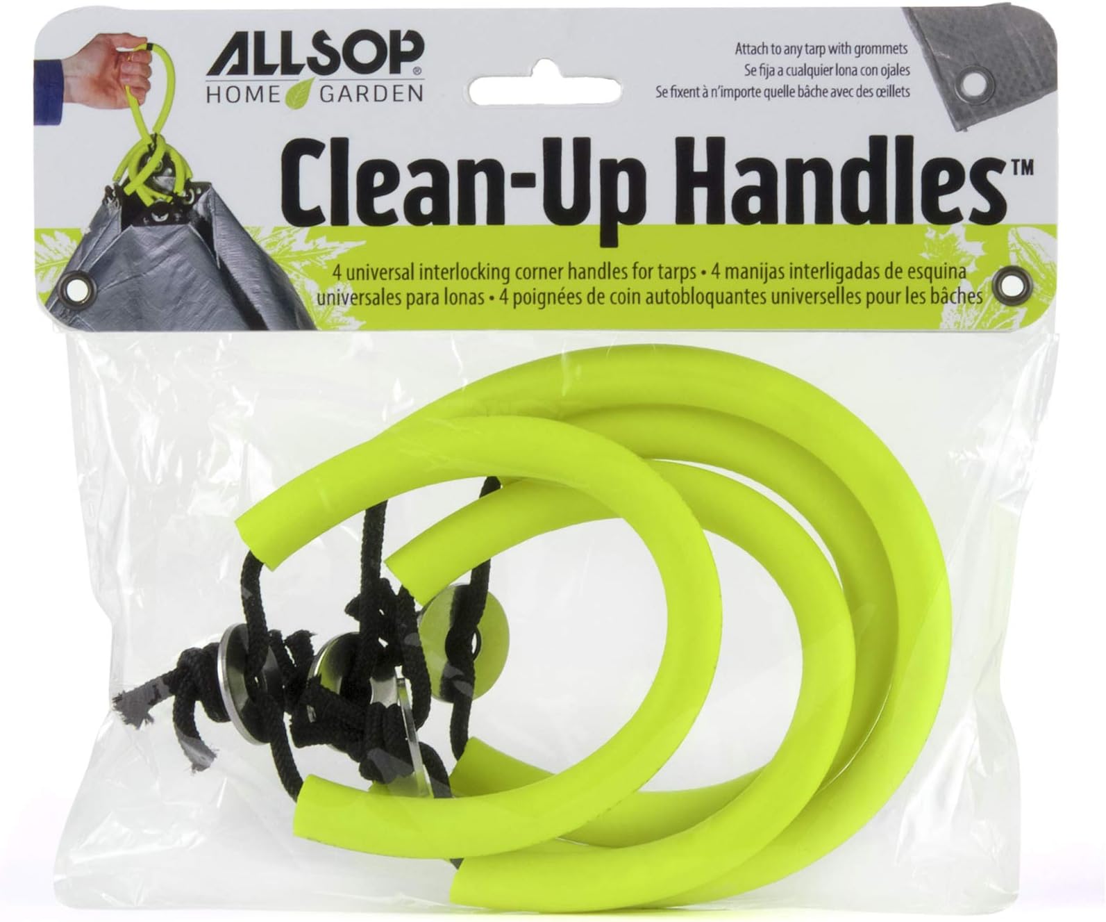 Amazon.com : Allsop Clean-Up Tarp Handles - Interlocking System with 4 ...