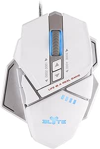 Amazon.com: T'nB MGAME2WH ELYTE - Ghost Gaming Wired Optical Mouse ...