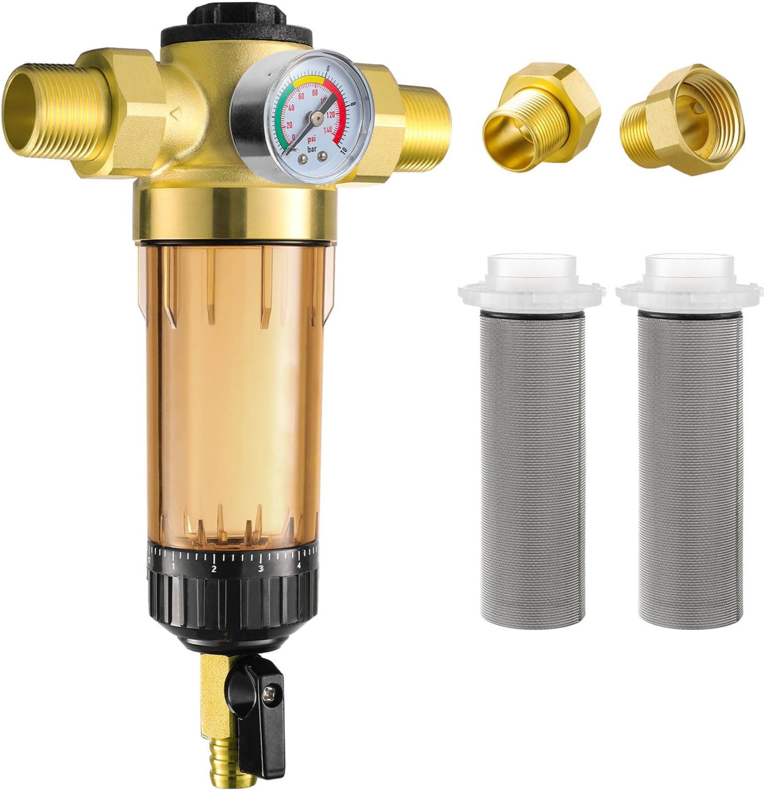 H2O PRO Spindown Sediment Water Filter for Well and Irrigation Pump ...