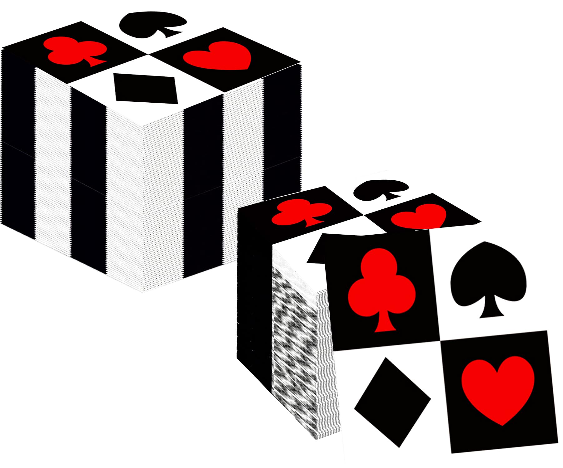 Amazon.com: 100Pcs Casino Napkins Poker Napkin Casino Party Supplie ...