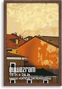 Amazon.com - euwazram Solid Wood 16x24 Frame - Single Frame, Rustic ...