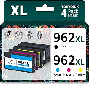 Amazon.com: 962XL 962 XL Ink Cartridges Combo Pack [Latest Chips, High ...