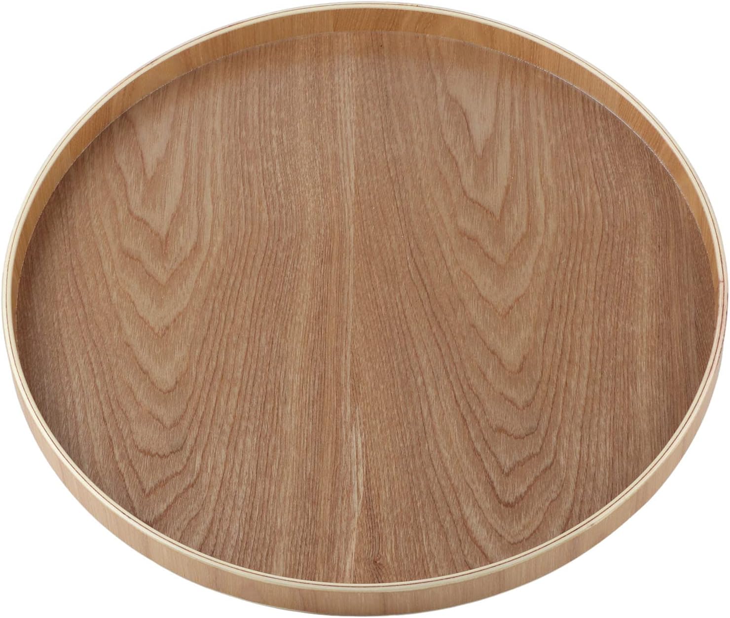 Amazon.com: Tea Tray Japanese Tray Trays Wooden Tray Plate Shape Round ...