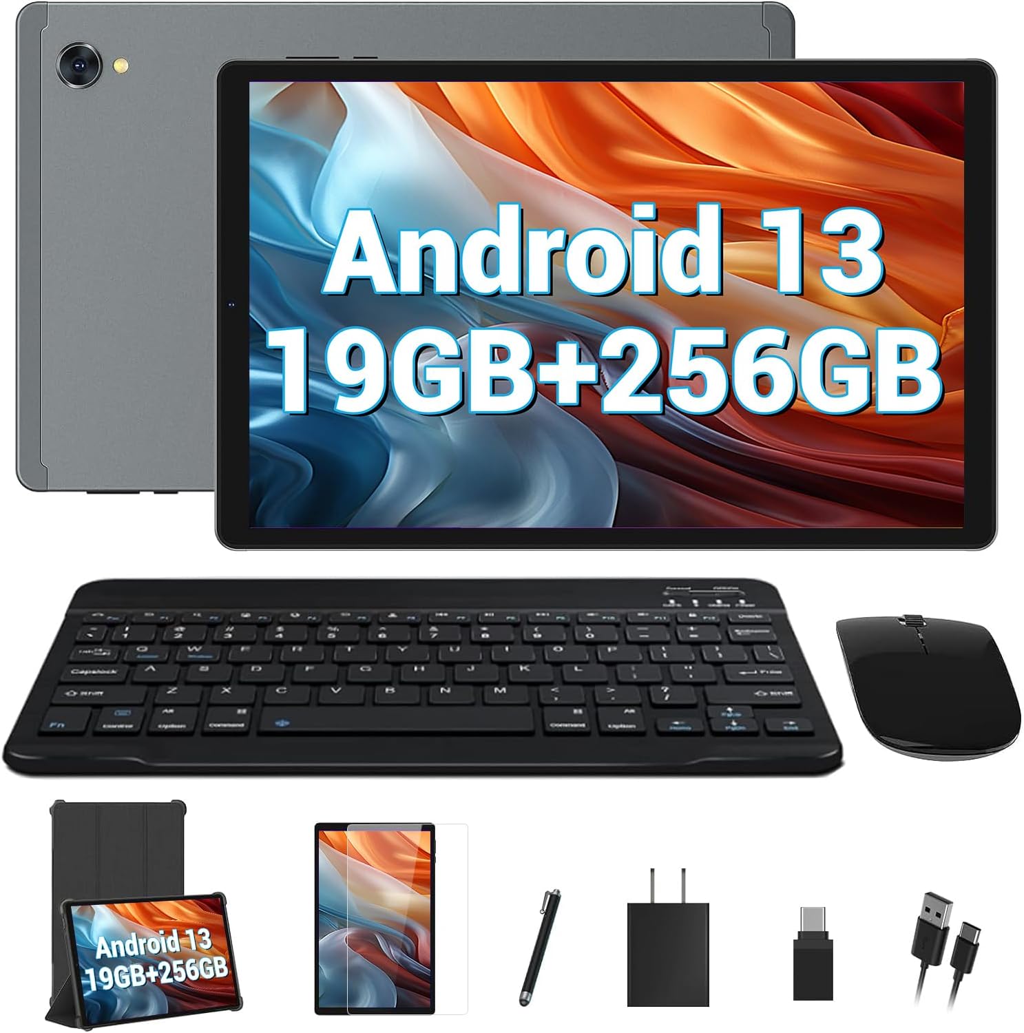 Amazon.com : POWMUS 2024 Latest Tablet 10.4 inch Android 13 Tablets ...