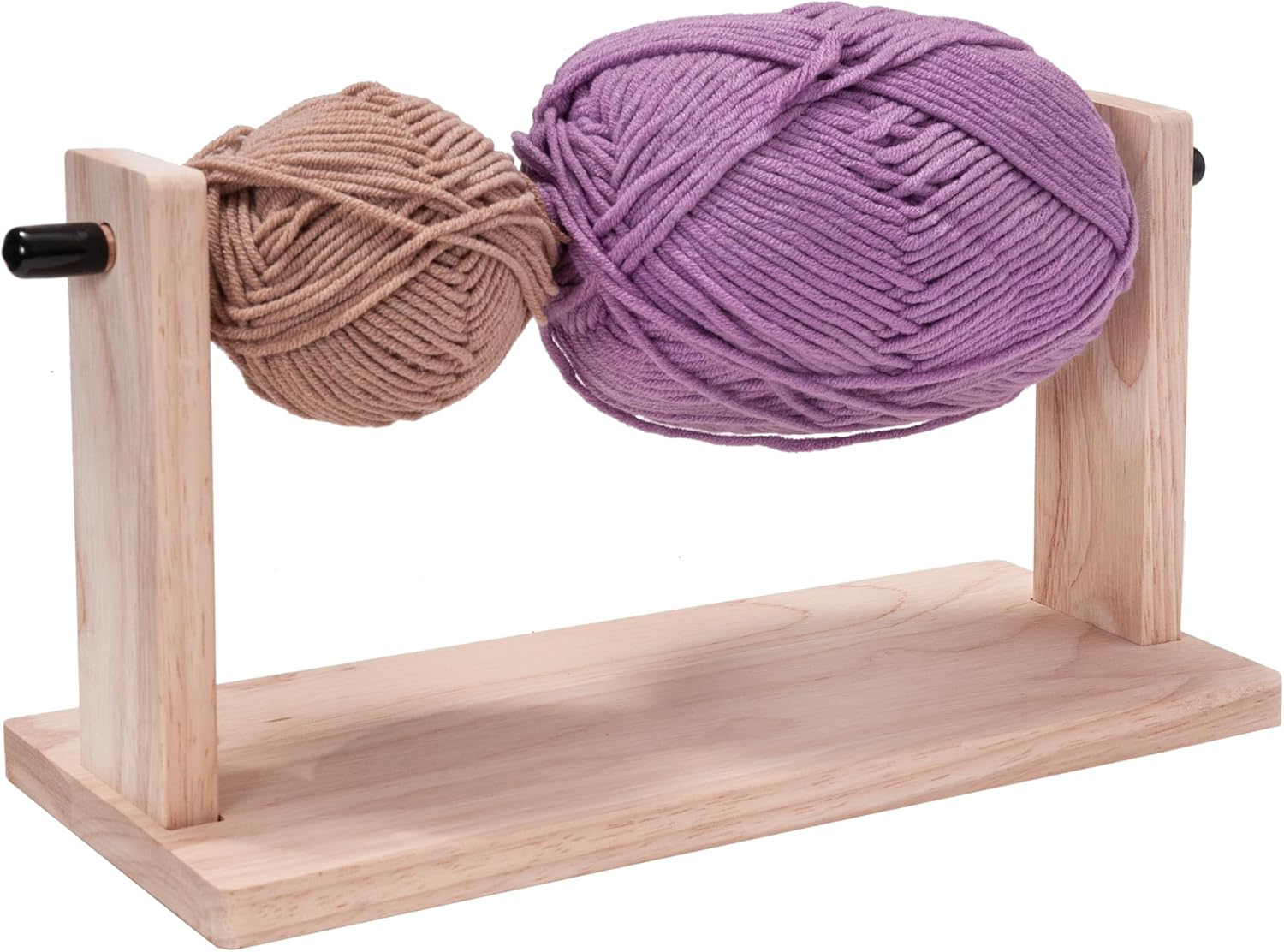 Amazon.com: MARKVILLE 13" Wooden Yarn Holder for Crocheting & Knitting ...