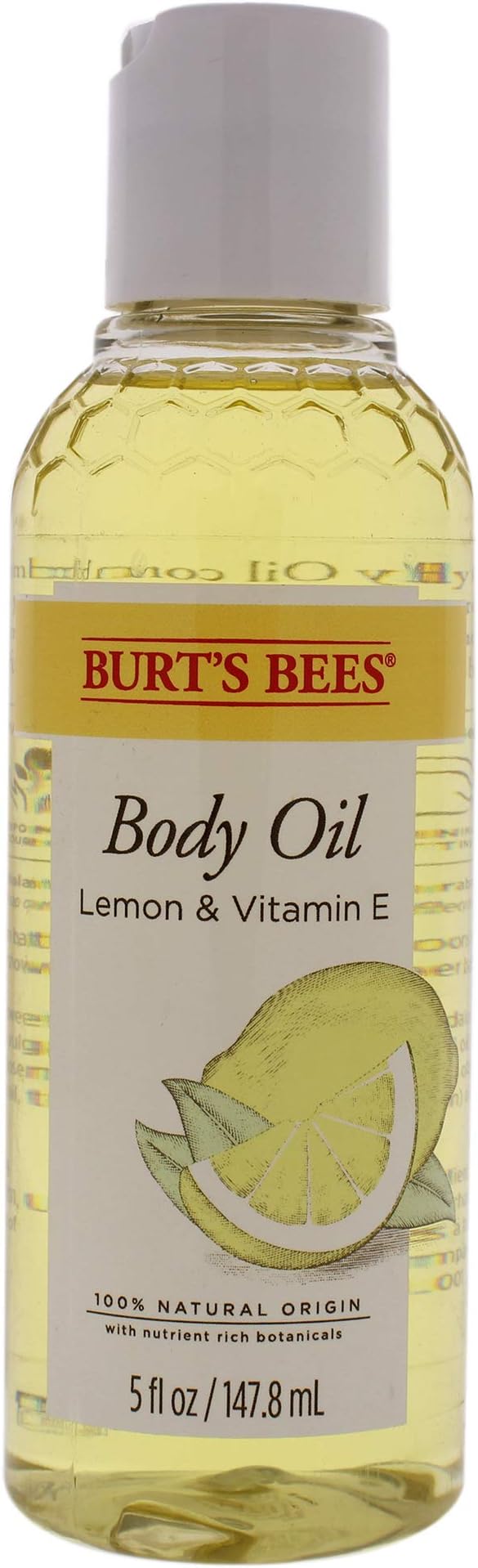 Amazon.com: Burts Bees Body Oil - Lemon and Vitamin E Unisex Oil 5 oz ...