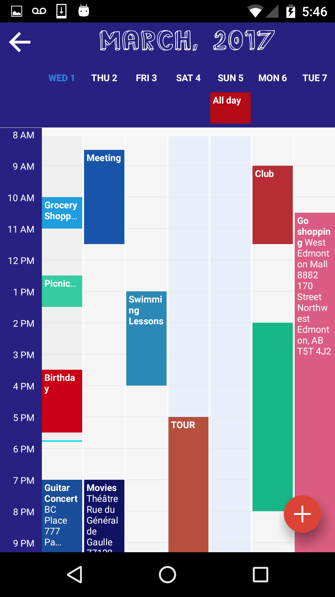 Chronos Calendar - App on Amazon Appstore
