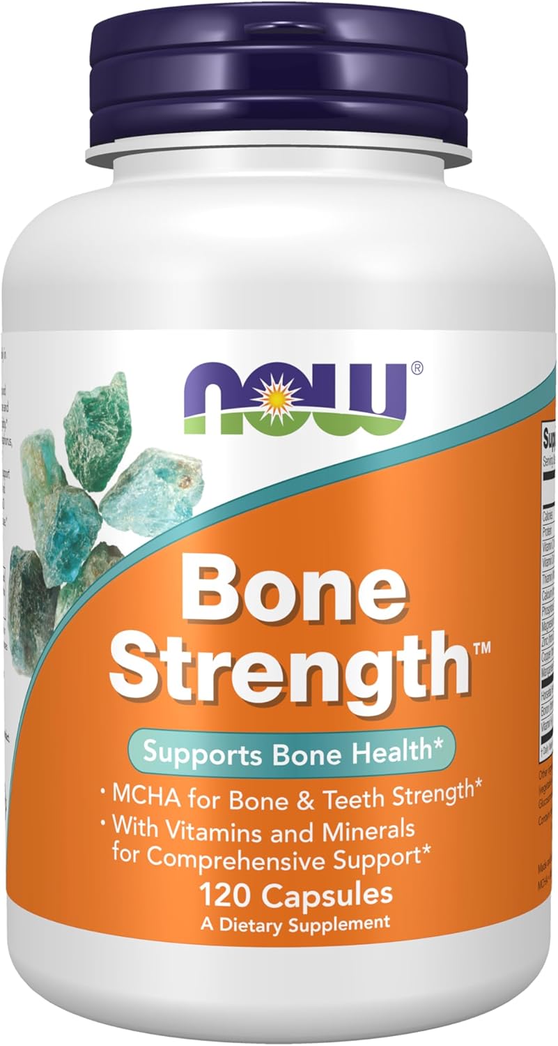 Amazon.com: NOW Foods Supplements, Bone Strength™ with Microcrystalline ...