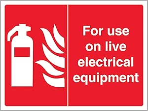 V Safety For Use On Live Electrical Equipment - Landscape 200 x 150 mm ...