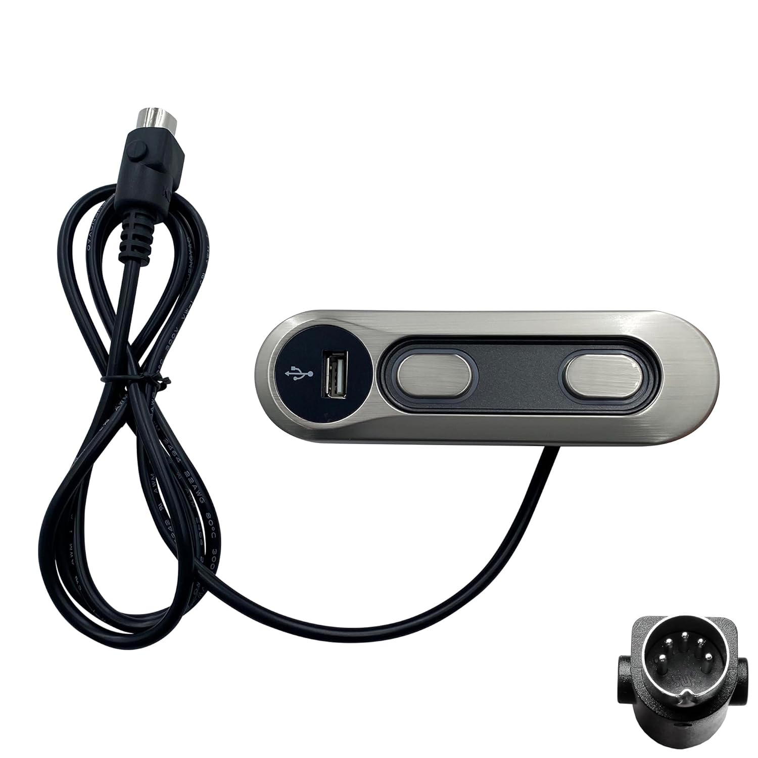 Amazon.com: Power Recliner Kaidi 2 Button 5 Pin Switch Hand Control ...