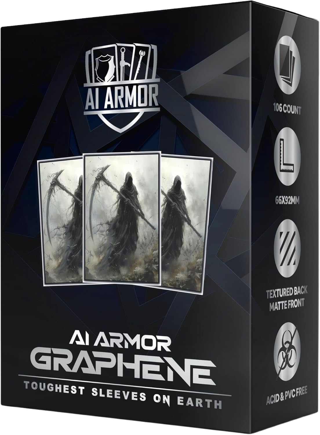 Amazon.com: (Grim Reaper) - 105ct Textured Matte TCG/MTG Art Sleeves by ...