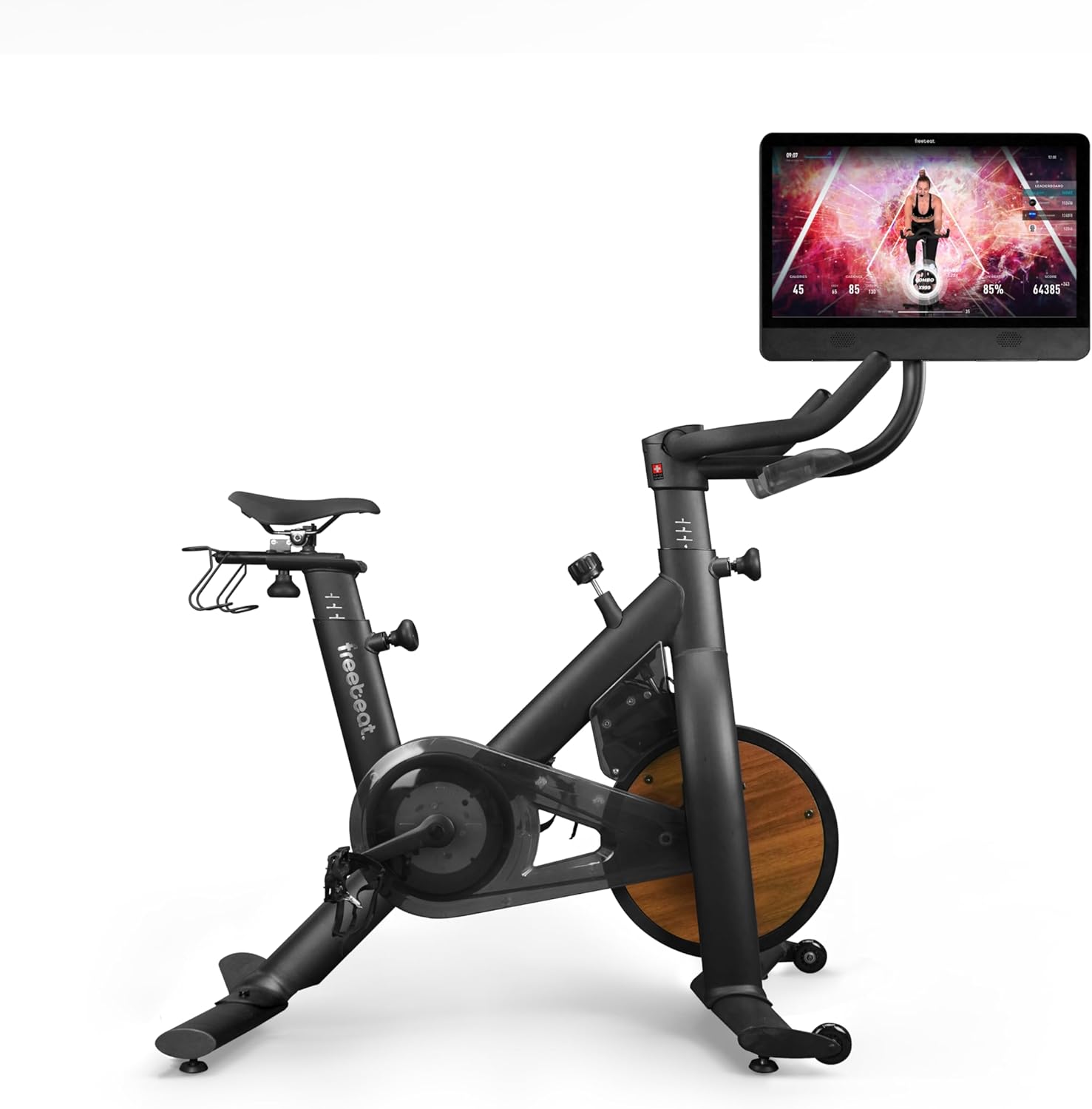 Freebeat Smart Exercise Bike, Auto Resistance, 21.5" HD TouchScreen ...