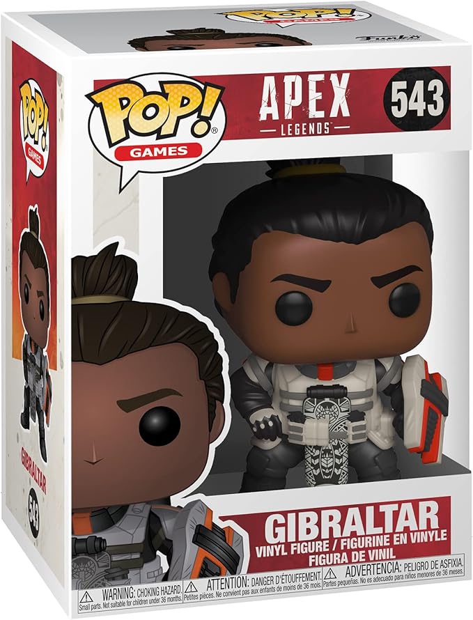 Amazon.com: Funko Pop! Games: Apex Legends - Gibraltar, Multicolor ...