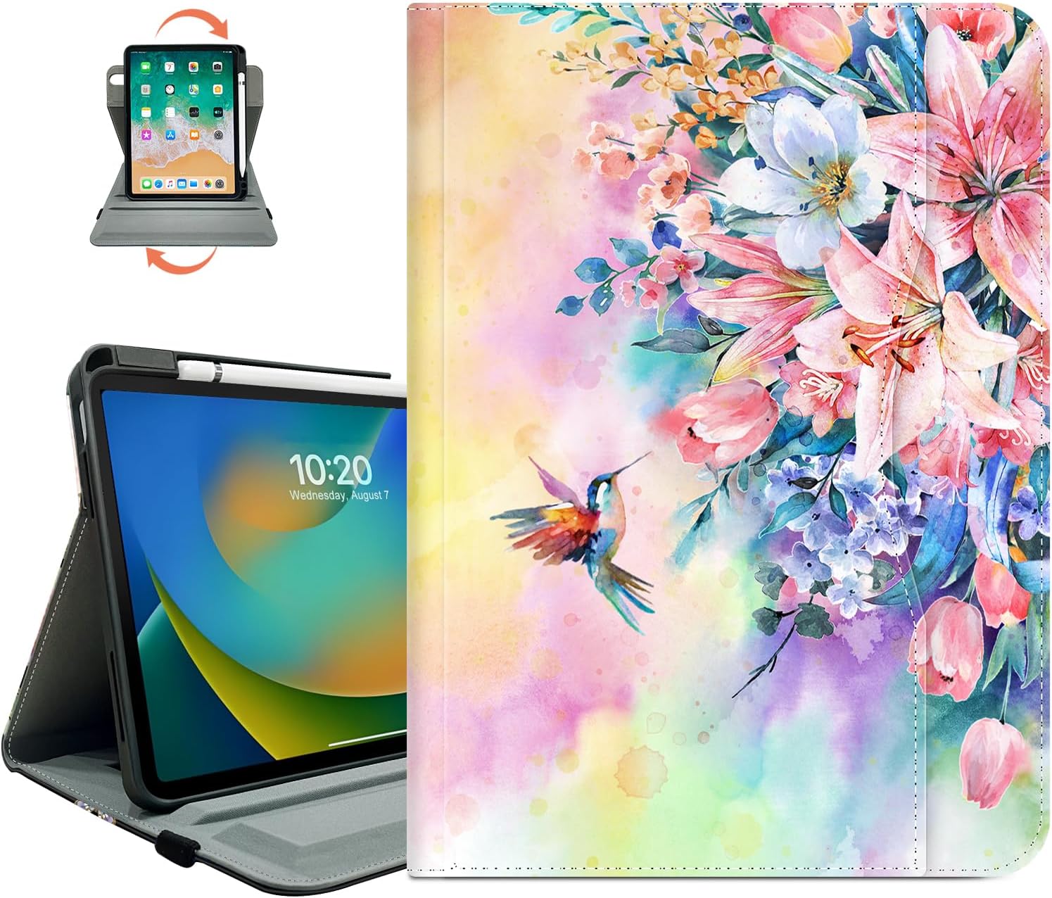 Amazon.com: Vimorco Rotating Case for iPad A16 11th/10th Generation ...