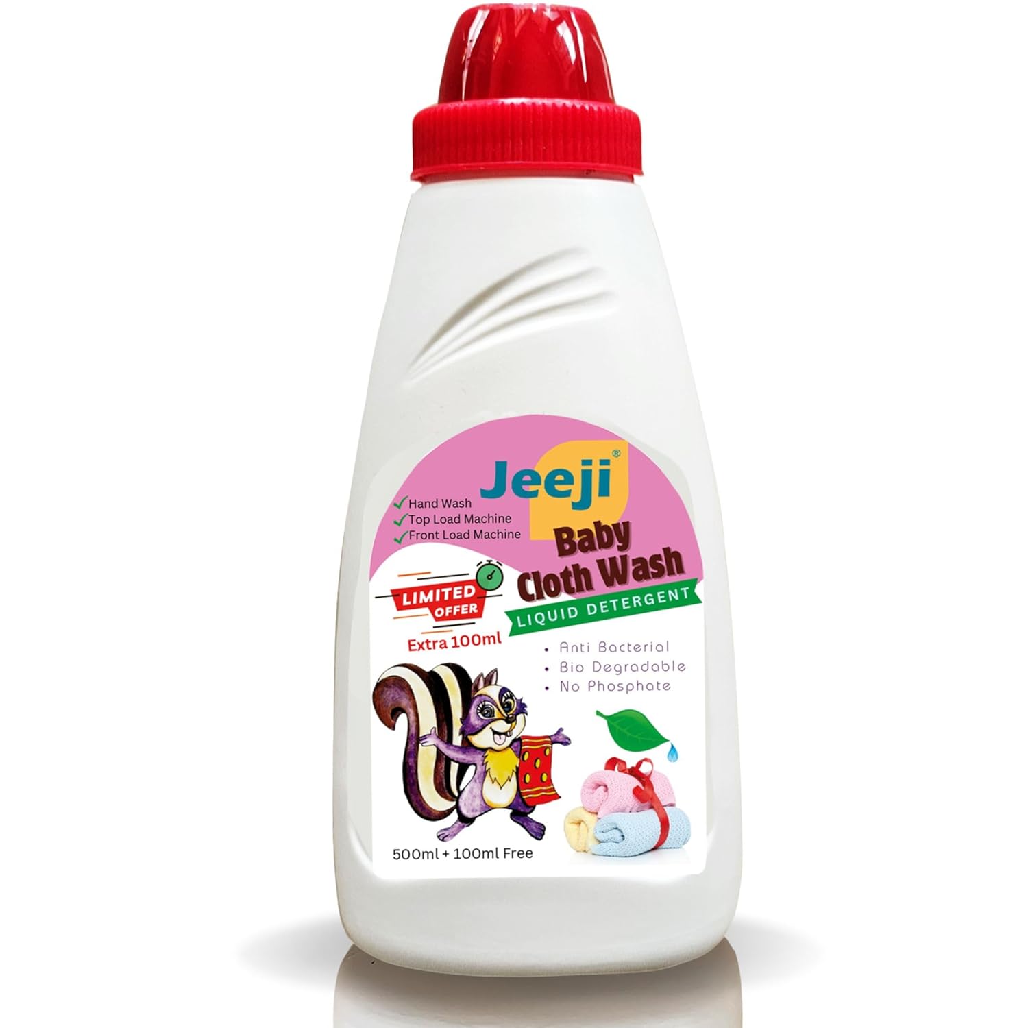JEEJI Plant Based Baby Cloth Wash Laundry Liquid Detergent|Natural ...
