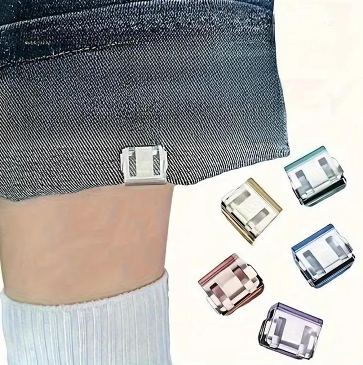 Amazon.com: Hem Clips for Pants 10Pc Invisible Leg Shortening Non-Slip ...