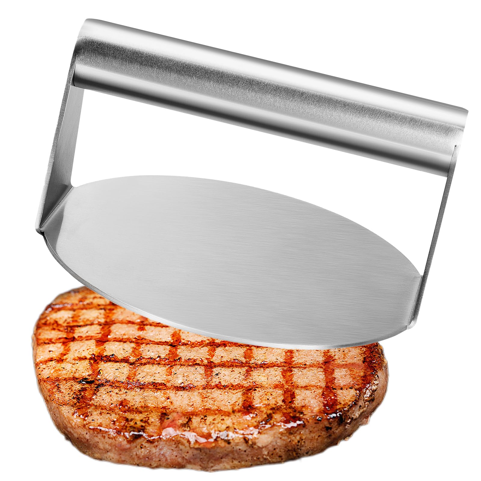 Amazon.com: Smash Burger Press - Stainless Steel Burger Smasher Non ...