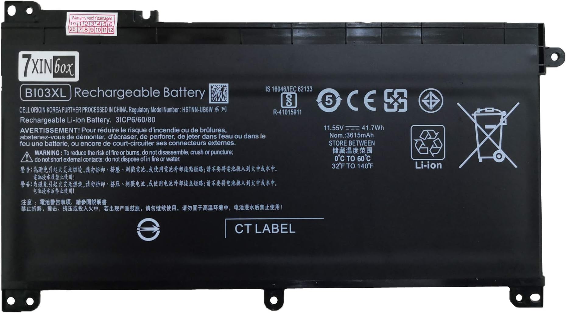 Amazon.com: Rome Tech CR2016 CMOS Battery for HP ProBook 430 G6, HP ...