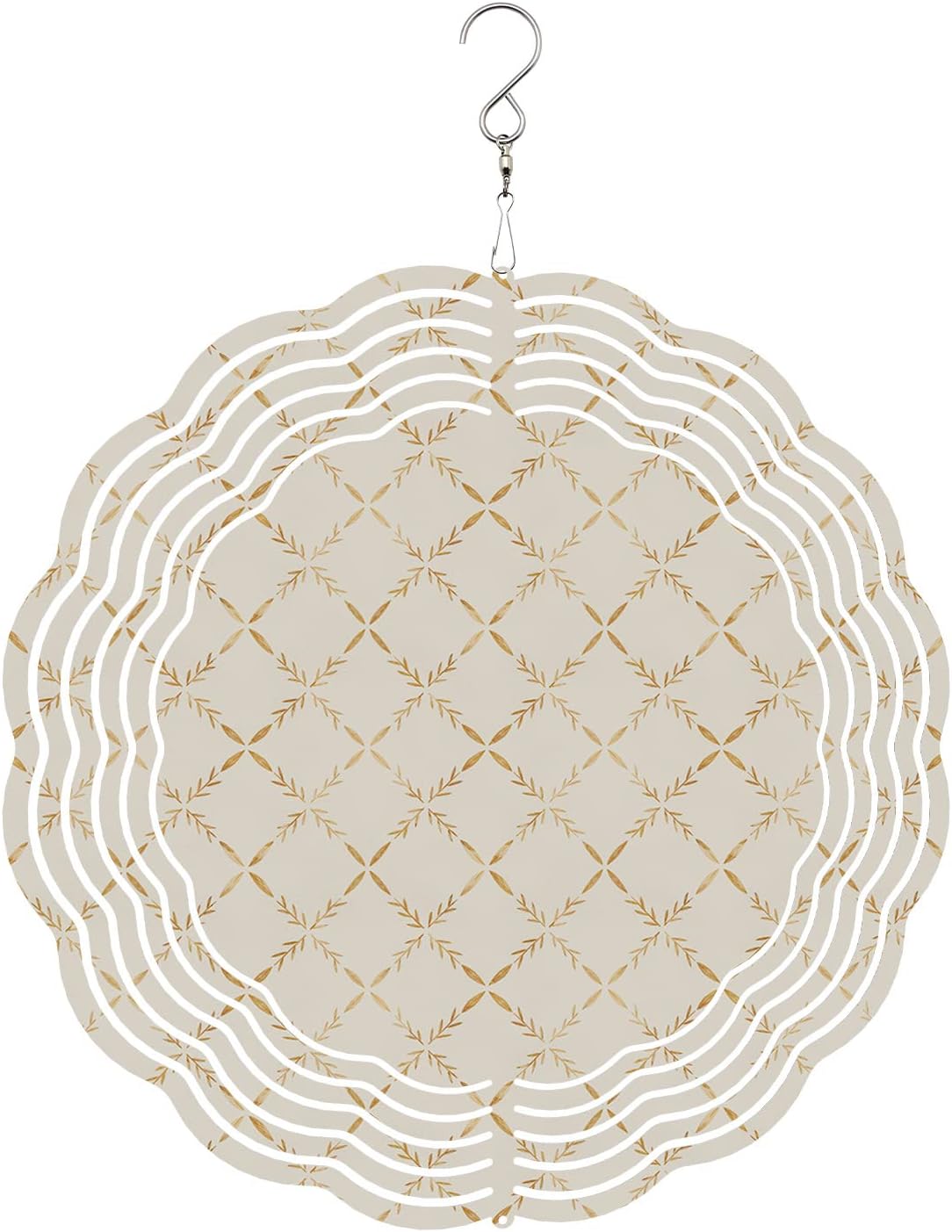 Amazon.com: Wind Spinners for Outdoor - 8in, Fall Rhombus Autumn Plaid ...