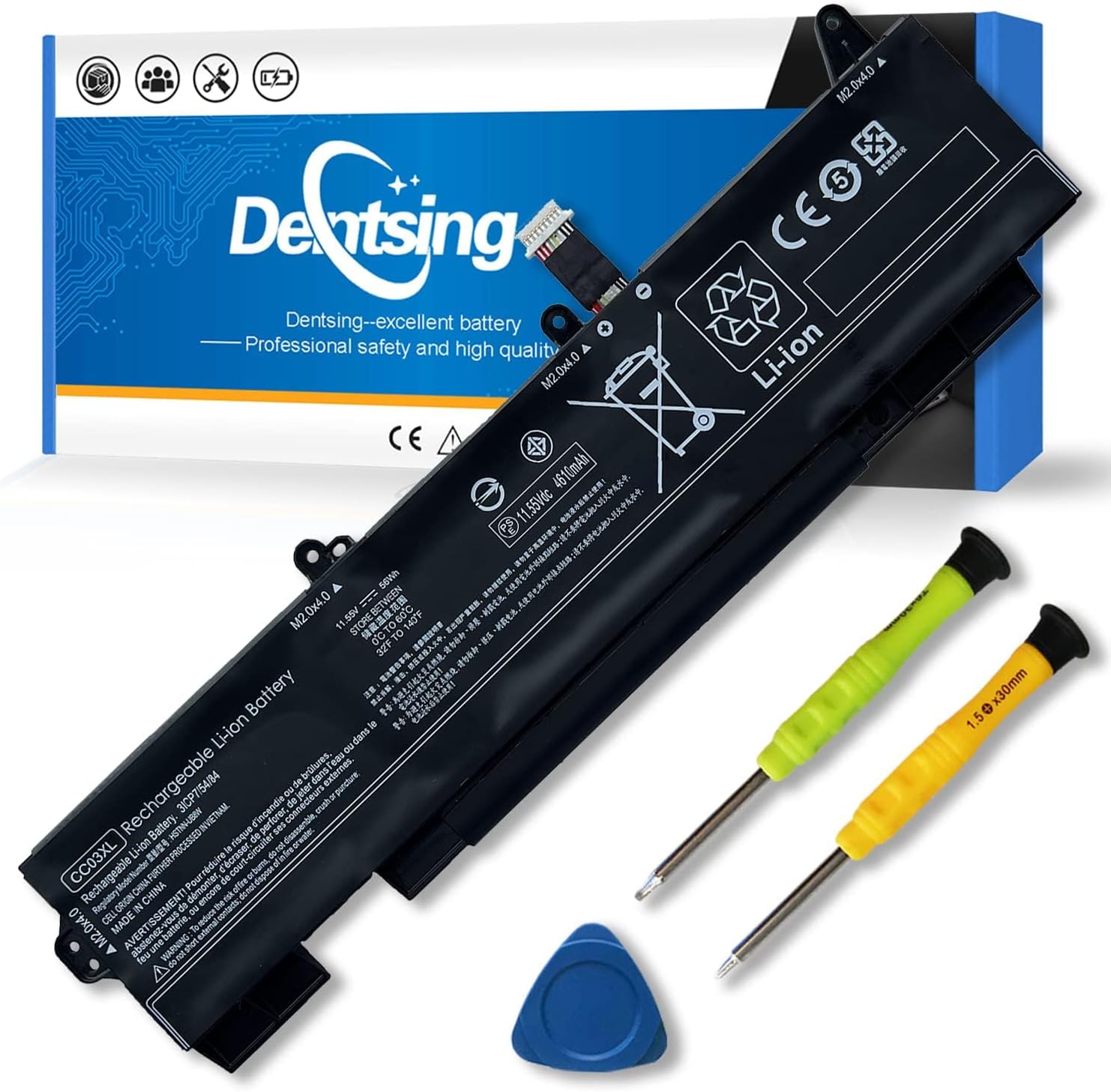 Amazon.com: ZTHY 53Wh CC03XL Battery Replacement for HP ZBook Firefly ...