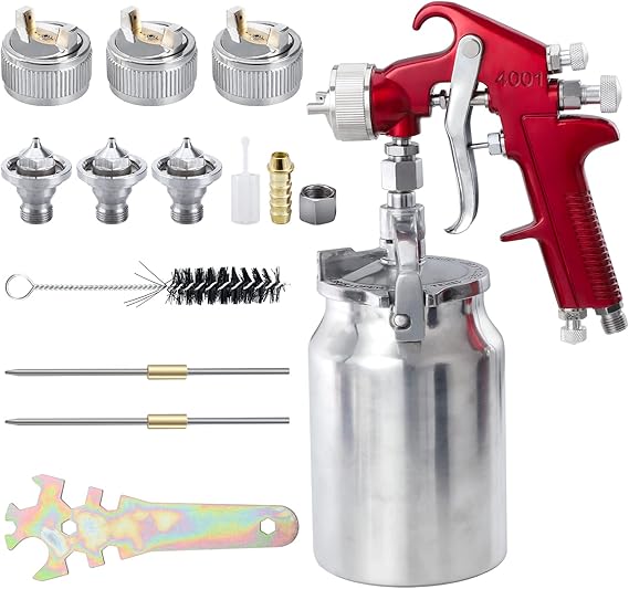 Amazon.com: B4B BANG 4 BUCK High Performance Siphon Feed Spray Gun with ...