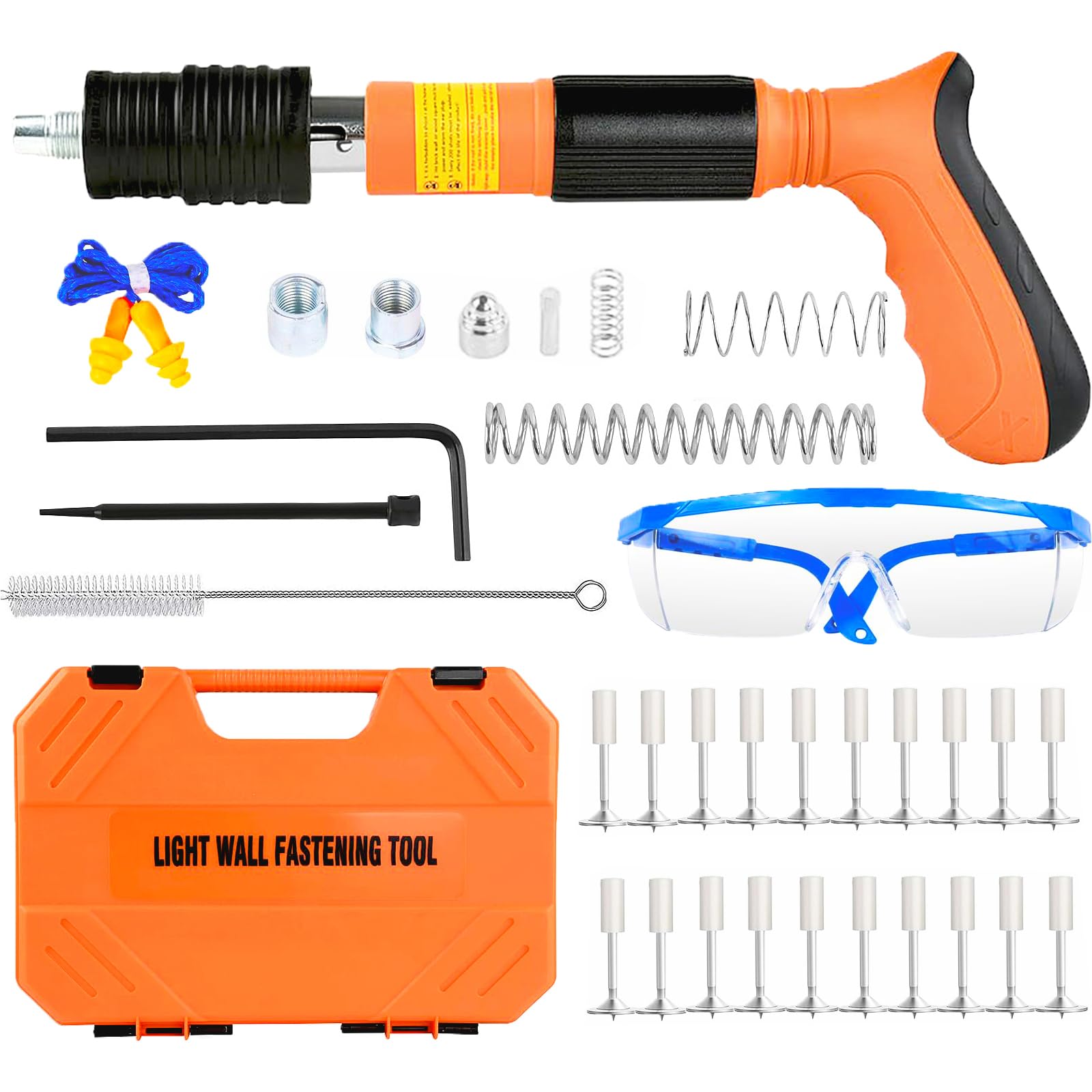 Amazon.com: Concrete Nail Gun Kits with 200pcs Nails, 5 Speed ...