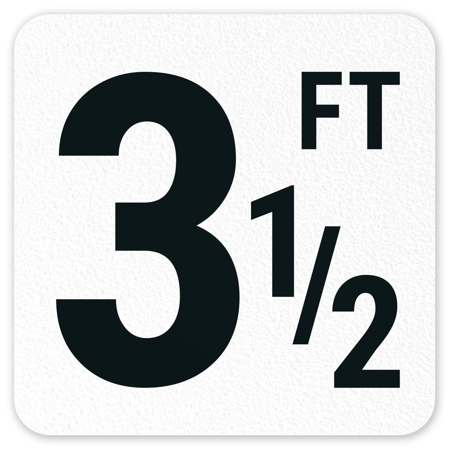 Amazon.com: 3 1/2 Ft/Three Feet/Inches Vinyl Adhesive Pool Depth Marker ...