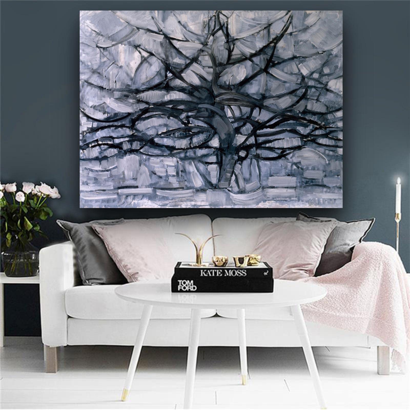 Mondrian Gray Tree