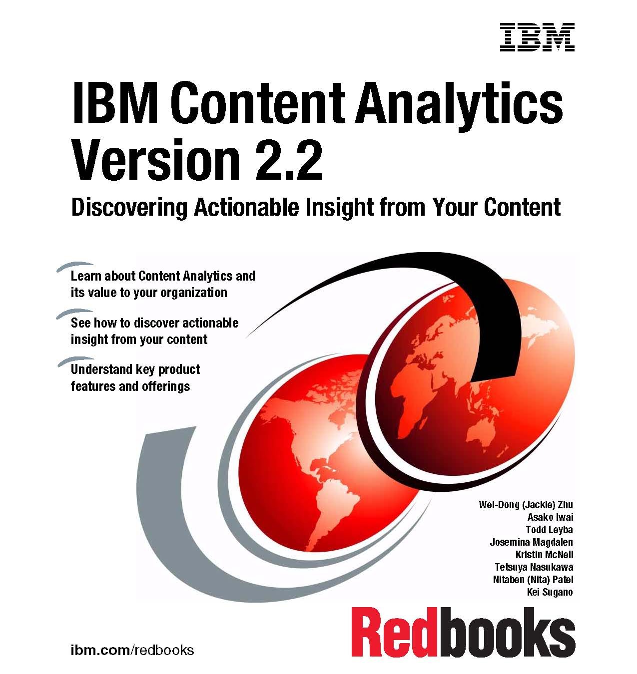 IBM Content Analytics Version 2.2: Discovering Actionable Insight from ...