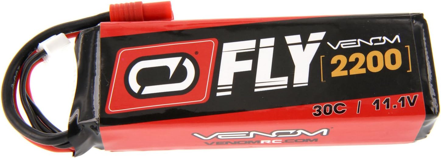 Amazon.com: Venom Fly 30C 3S 2200mAh 11.1V LiPo Battery with Flyzone ...