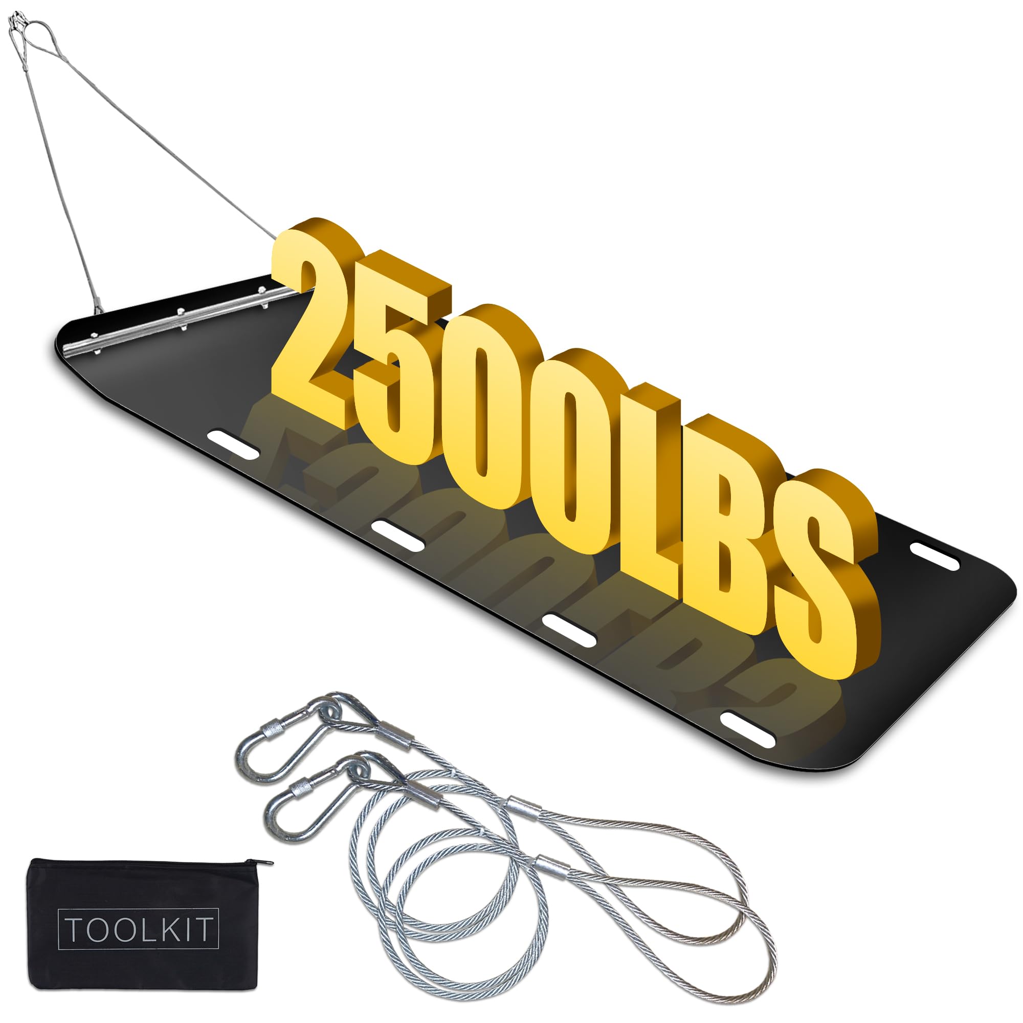 Amazon.com: 48" x 110"- Yard Drag Sled with Pull Cables 1/8" HDPE ...