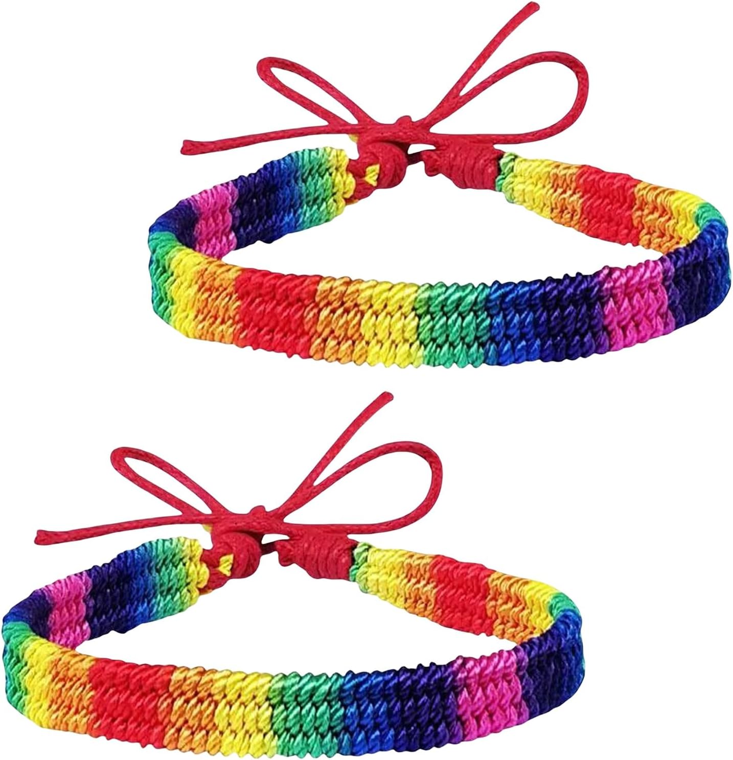 2 Pcs Gay Pride Bracelet Accessories LGBT Rainbow wristband,Gay Pride ...