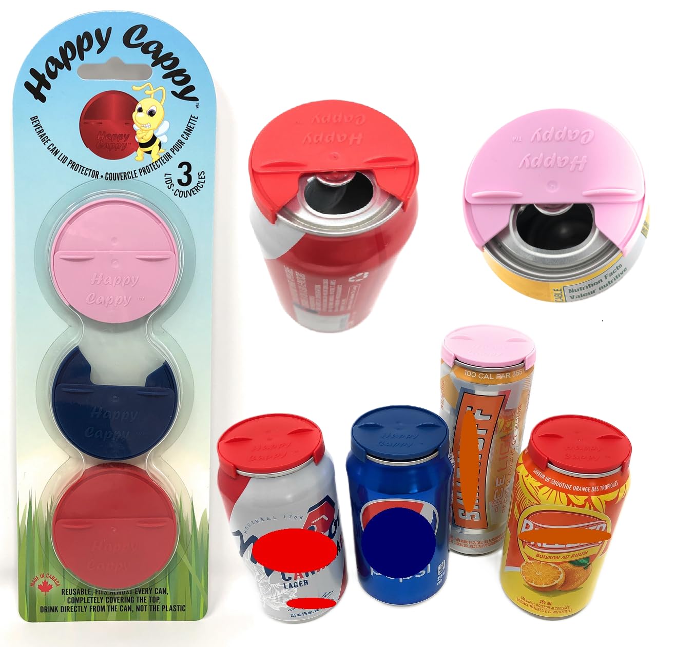 Beverage CAN LID Protector -3 Pack : Amazon.ca: Home