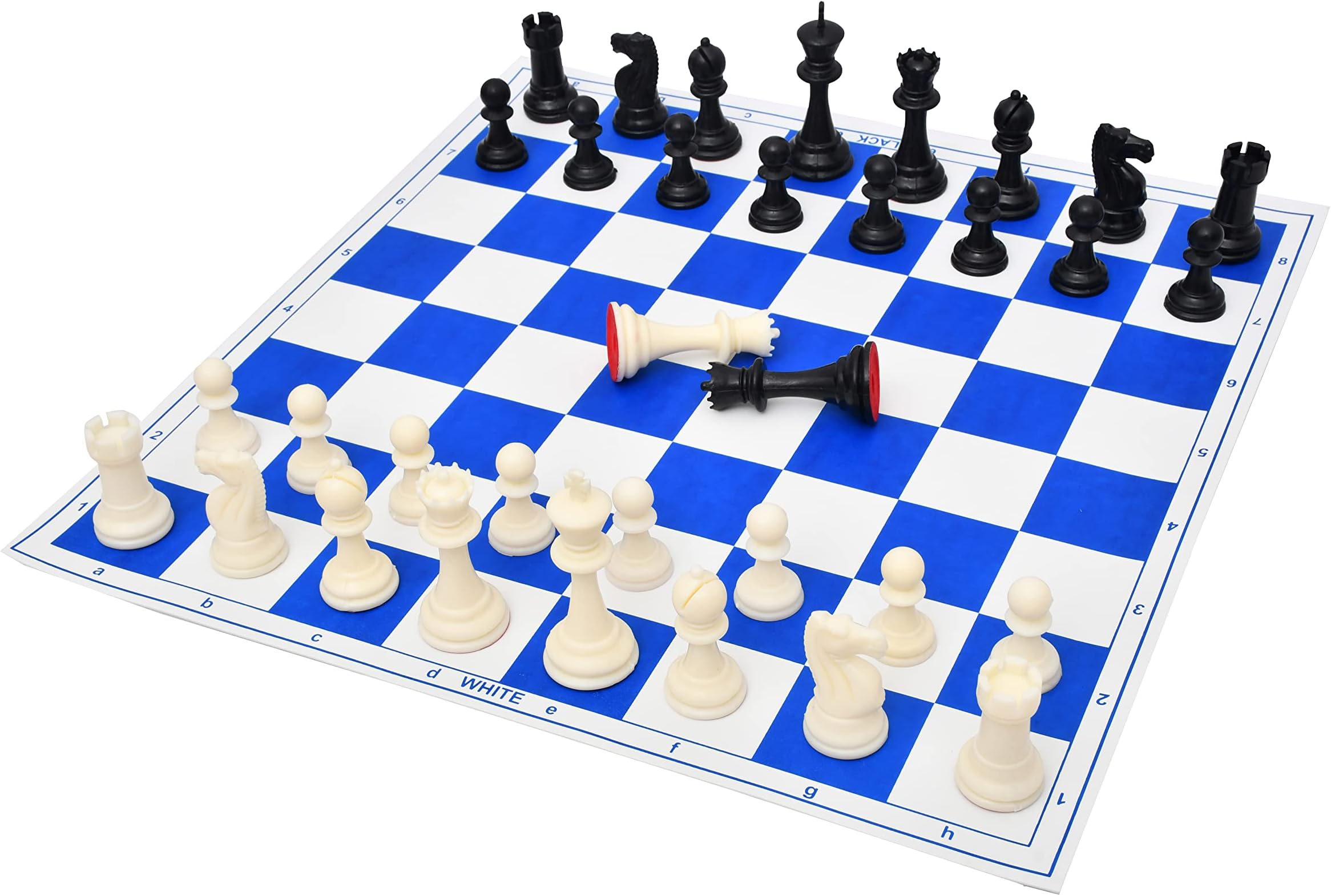 Buy AARGKRAFT 17''Inches Tournament Vinyl Foldable Chess Set (Fide ...