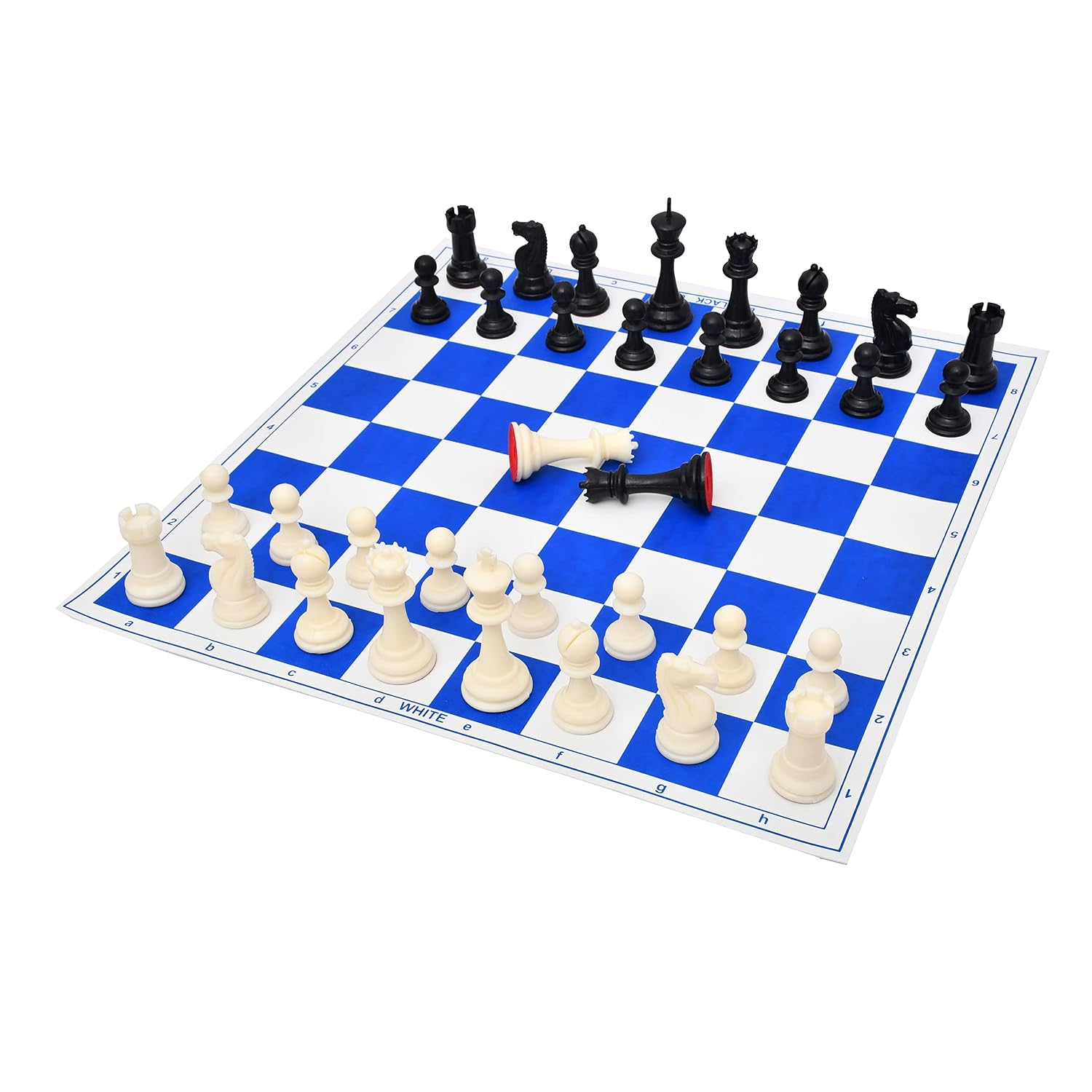 Buy AARGKRAFT 17''Inches Tournament Vinyl Foldable Chess Set (Fide ...