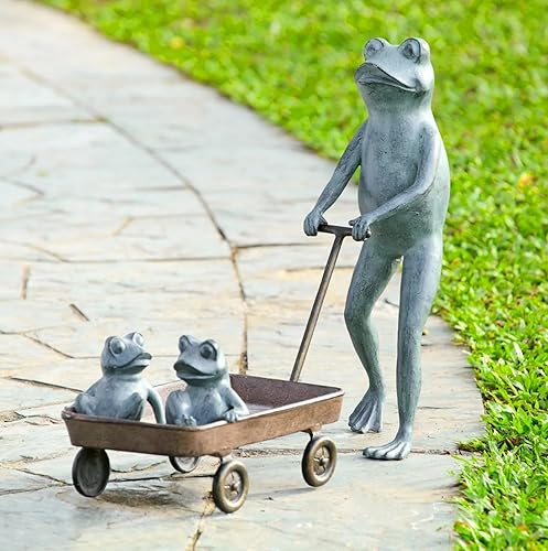20+ Colorful & Creative Metal Frog Sculptures | Garden Arty