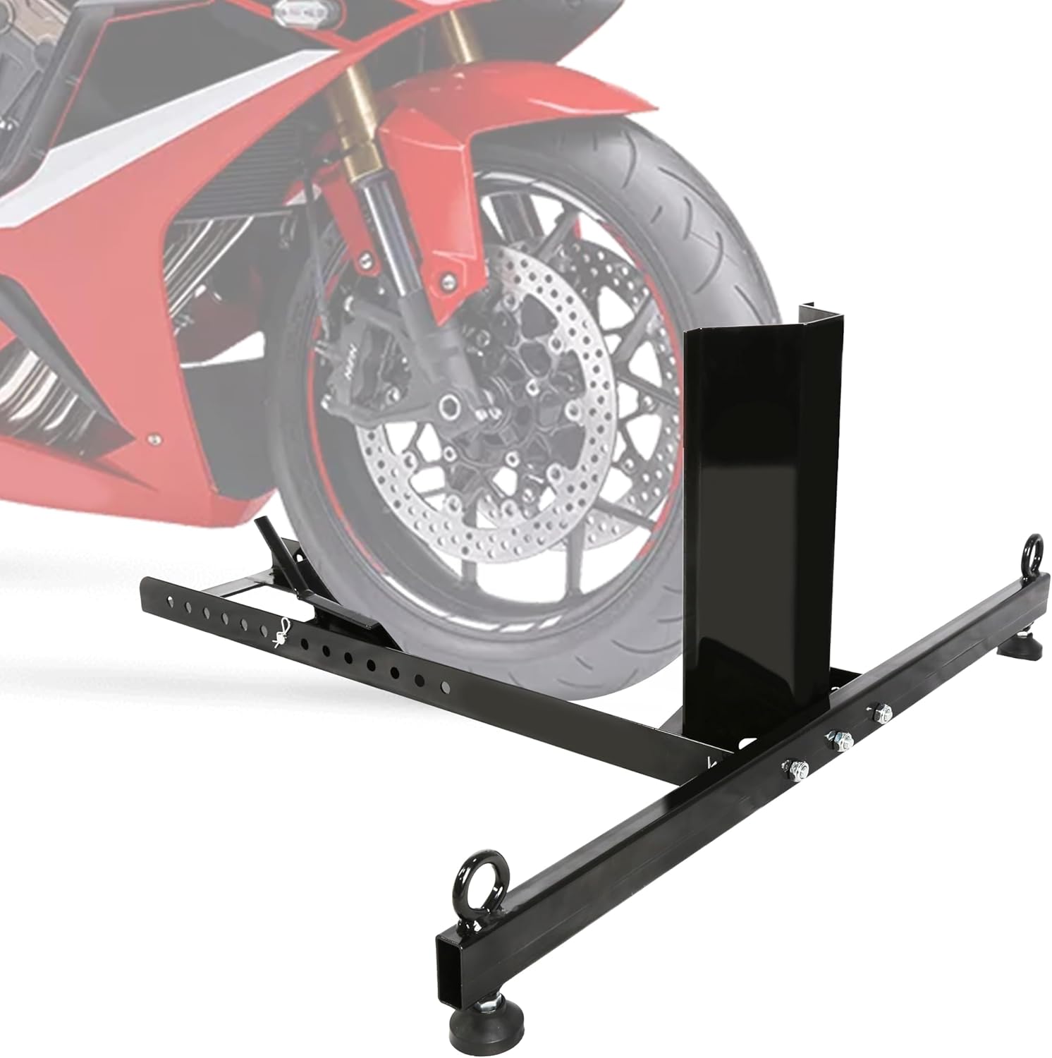 Amazon.com: ECOTRIC Motorcycle Wheel Chock Stand Upright 1800lb ...