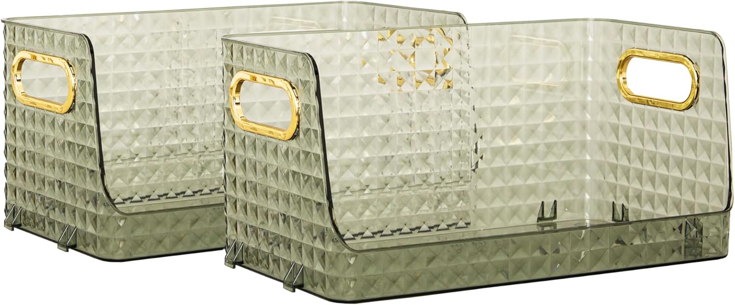 Amazon.com - Carter Von Home 2-Pack Diamond Stackable Storage Bins ...