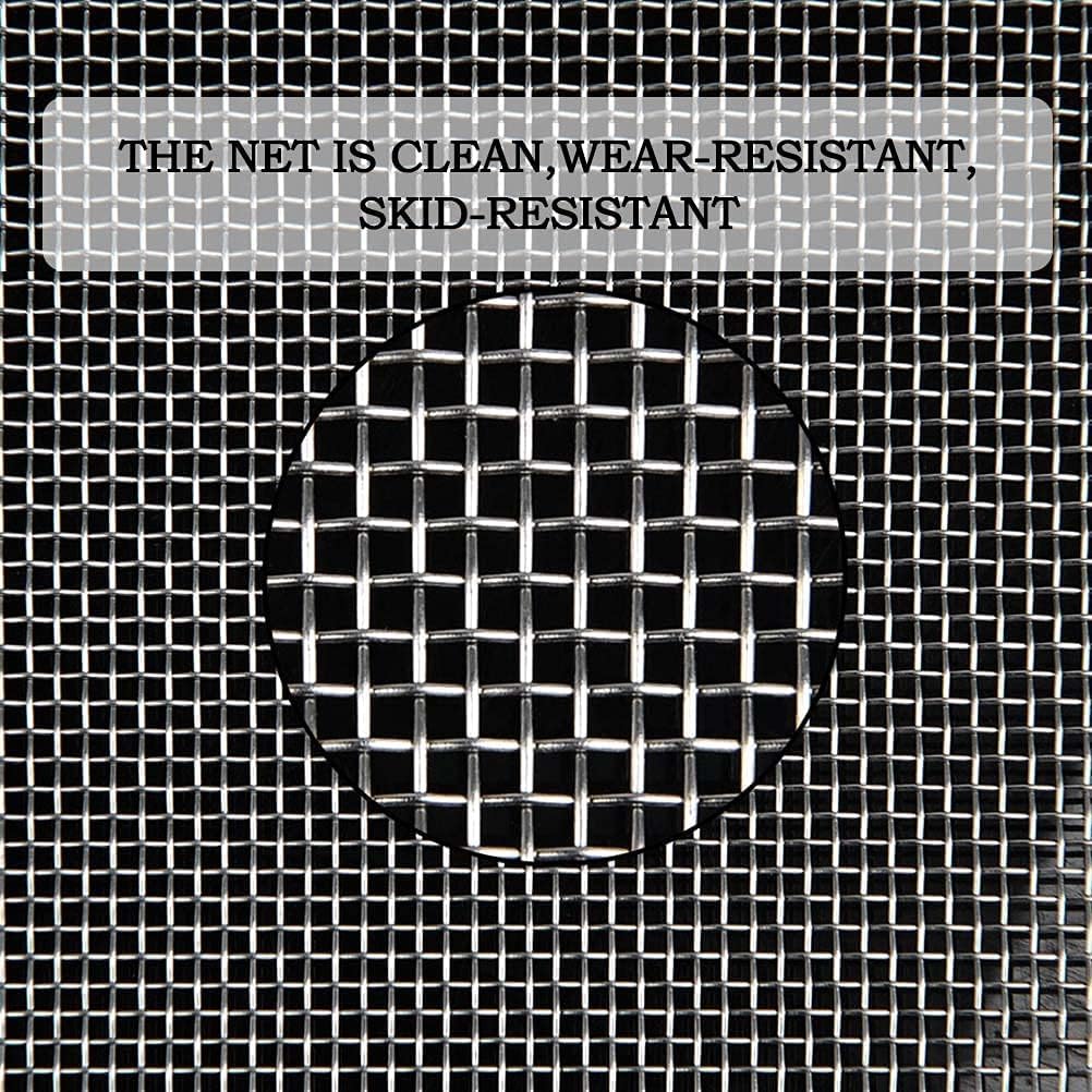 YOTINO 10 Pcs Stainless Steel Woven Wire Mesh 20 Mesh A4 Metal Mesh ...