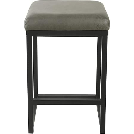 Amazon.com: Homepop Home Decor | Modern 24-Inch Counter Stool ...