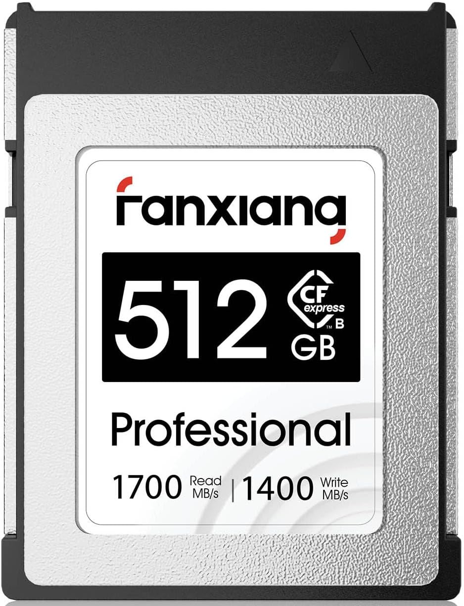 Amazon.com: fanxiang 512GB CFexpress Type B Memory Card, Up to 1700MB/s ...