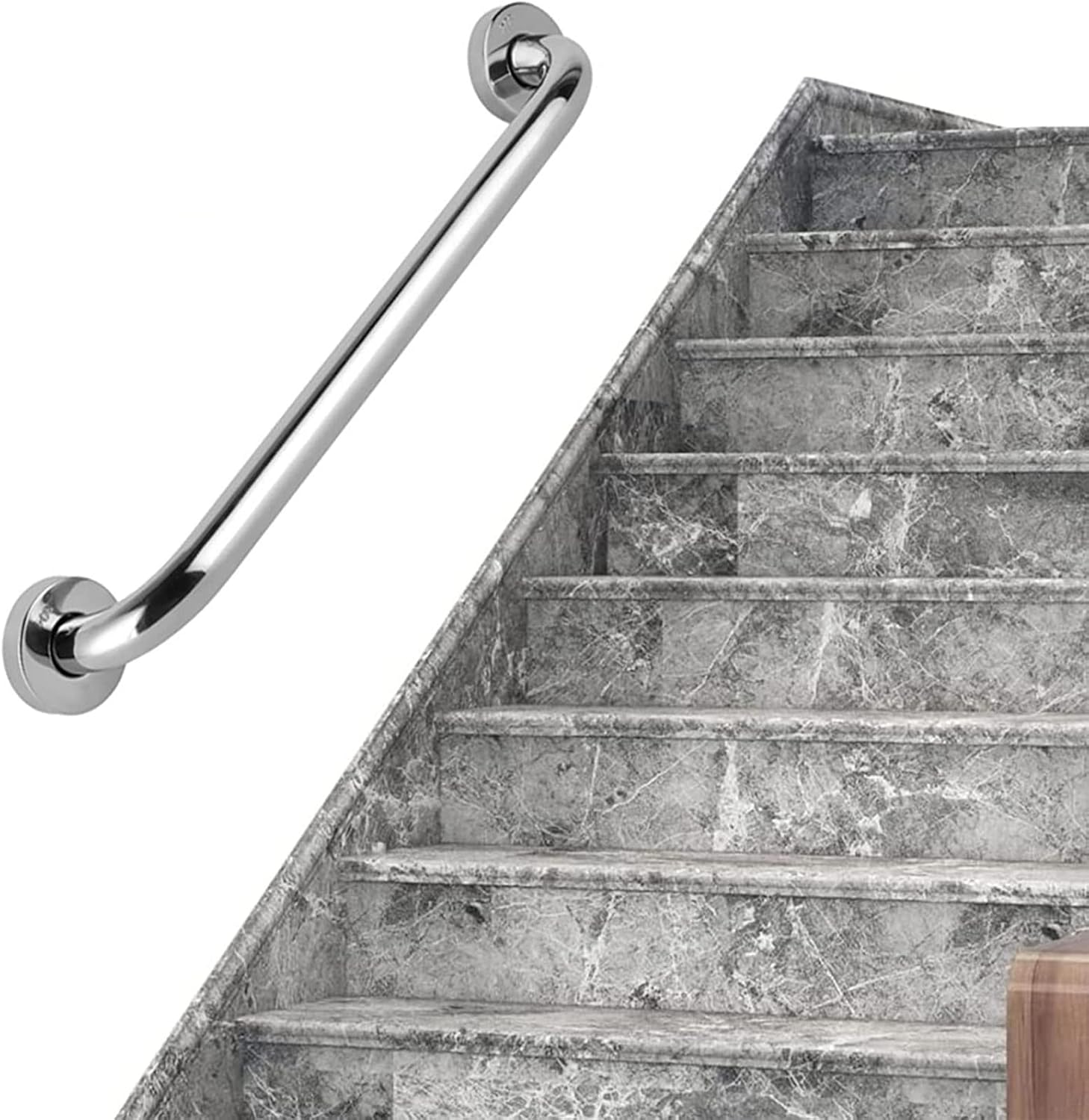 Amazon.com: 304 Stainless Steel Railings Handrails, Push-Pull Handles ...