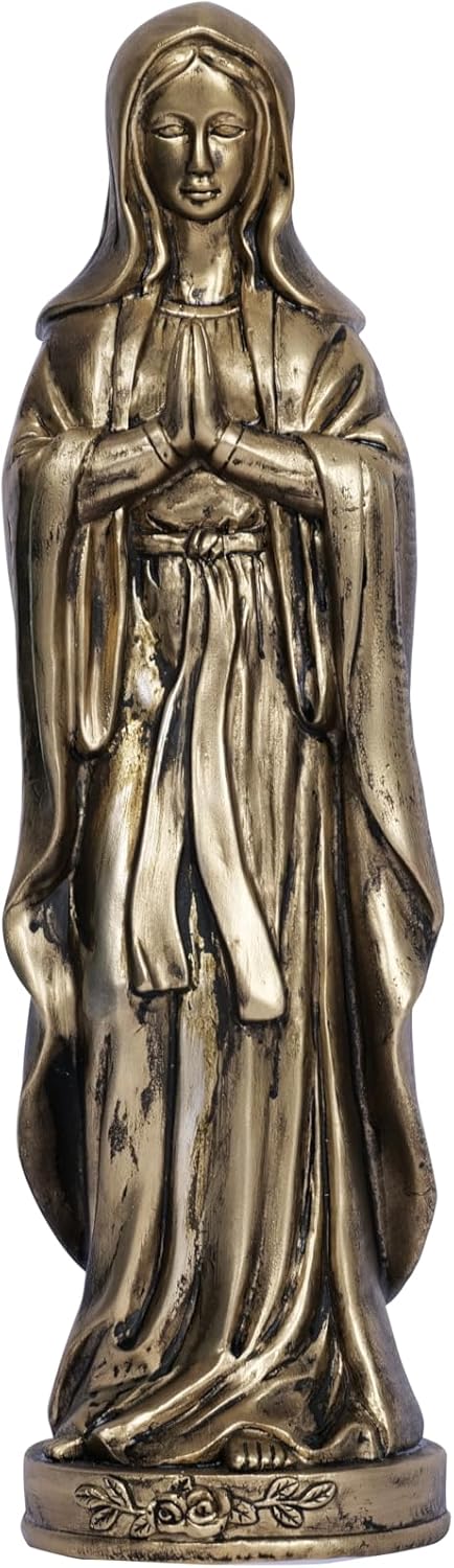 Amazon.com: Dlfghos Virgin Mary Statue 11.8 inch Virgen Maria Statues ...