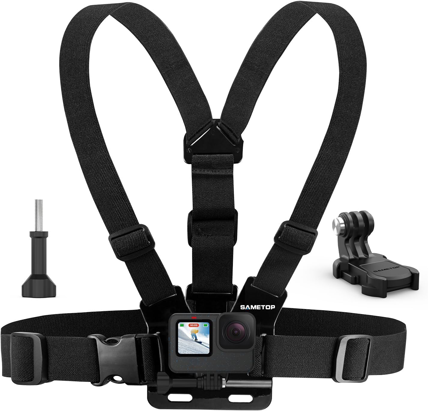 Amazon.com : Sametop Chest Mount Strap Harness Chesty Body Mount ...